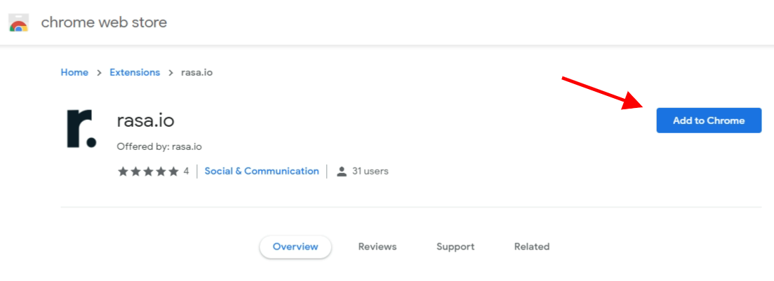 rasa.io Chrome Extension